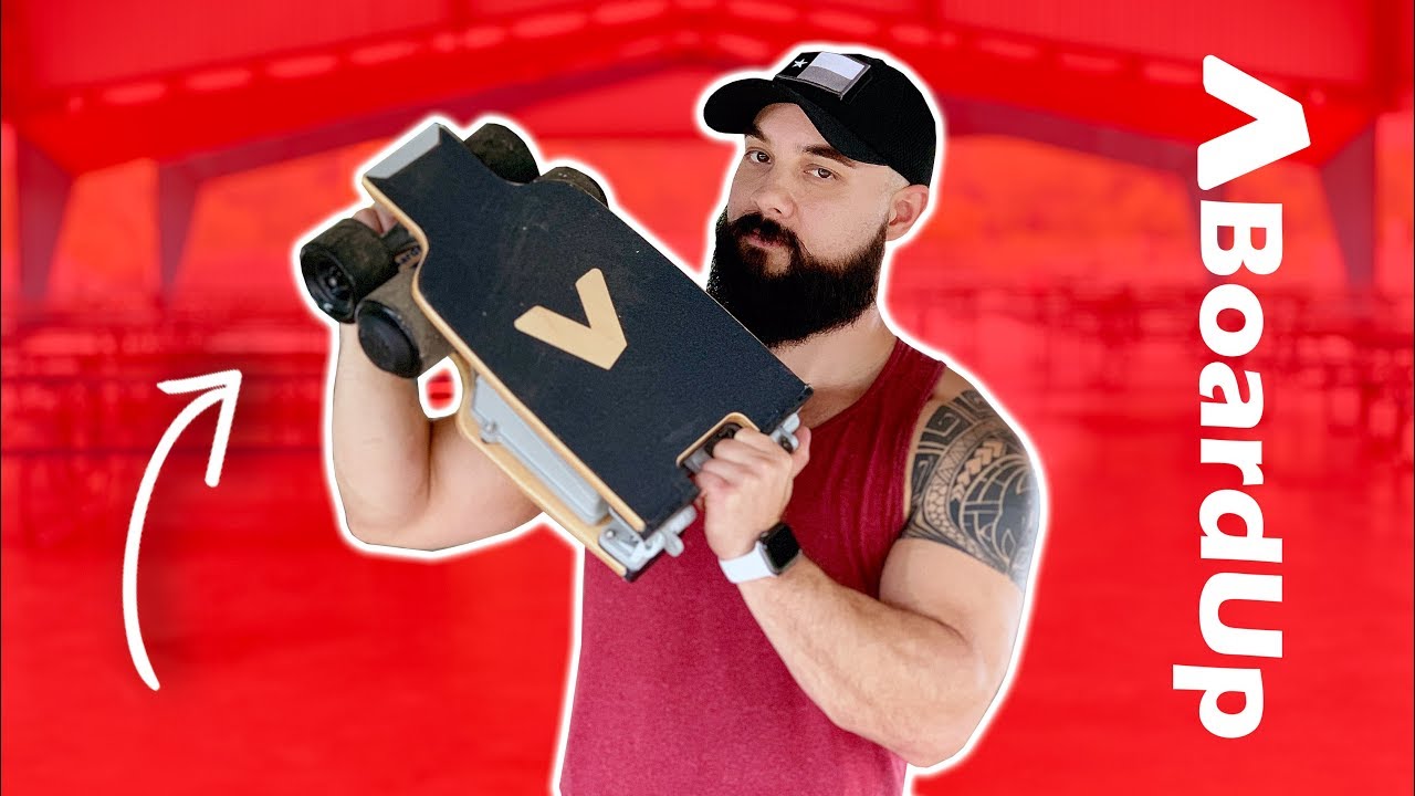 DOPE FOLDABLE ELECTRIC SKATEBOARD!! (BoardUp Bolt+ Review) - YouTube