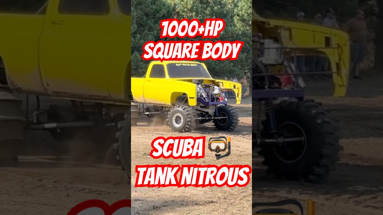 2024 HAYFIELD SHOOT OUT! Square body Chevy lays in the nitrous in a 330 ...