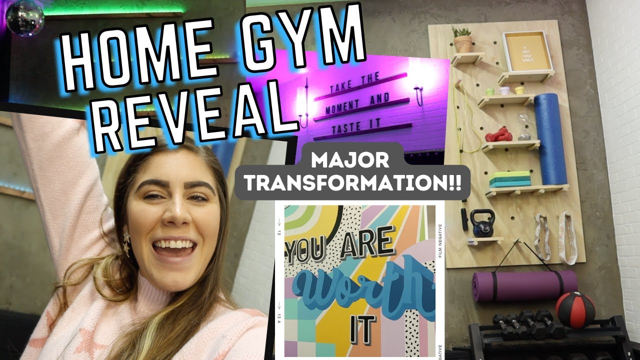 HOME GYM RENOVATION REVEAL - Major Home Gym Transformation!!! - I ...