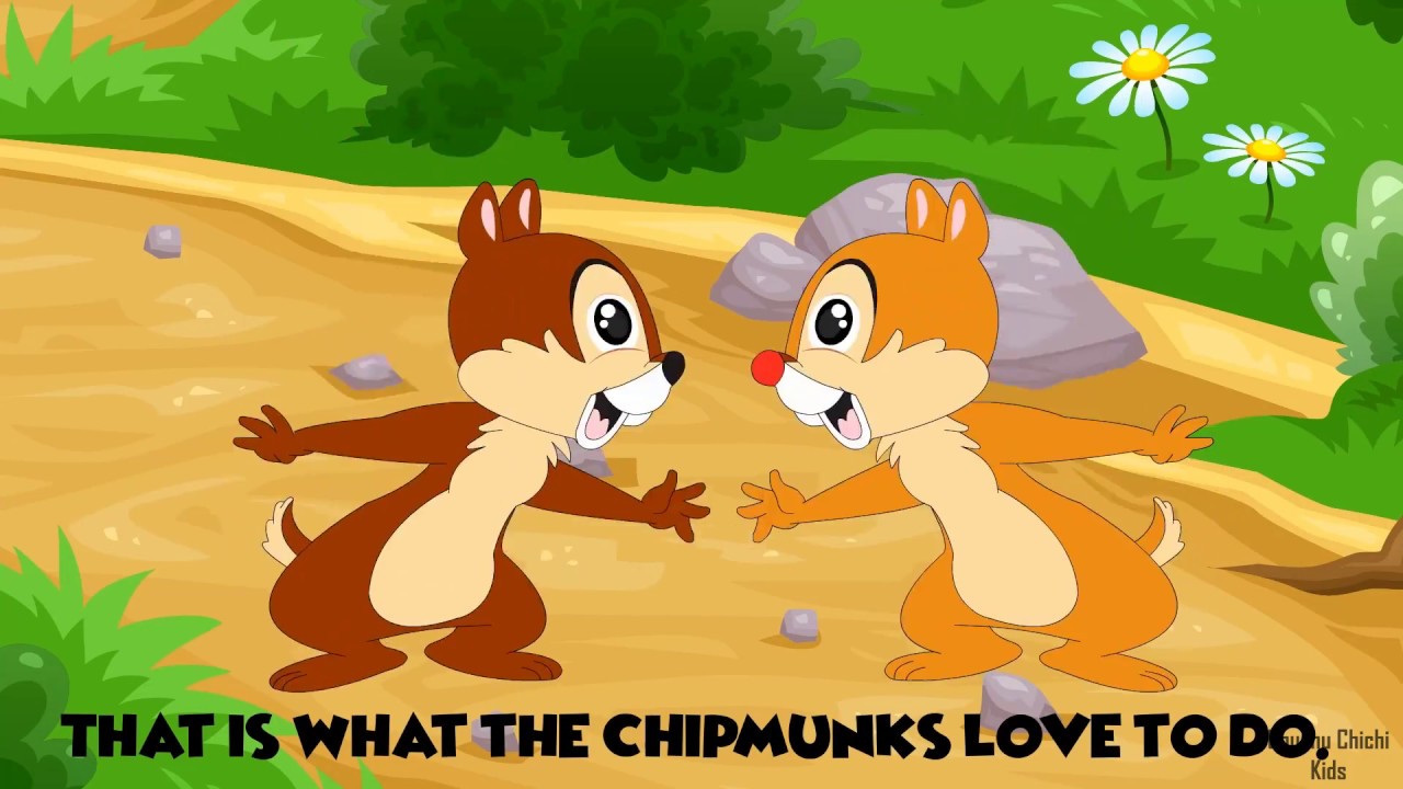 Chipmunks nursery rhyme for kids by Kids Videos - YouTube