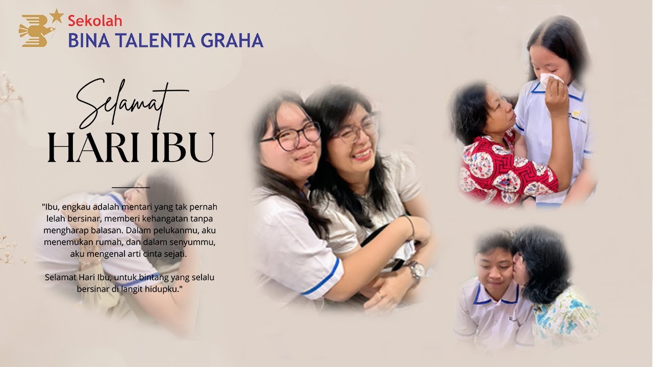 Hari Ibu Penuh Cinta di Sekolah Bina Talenta Graha - Harapan Indah - Bekasi - YouTube