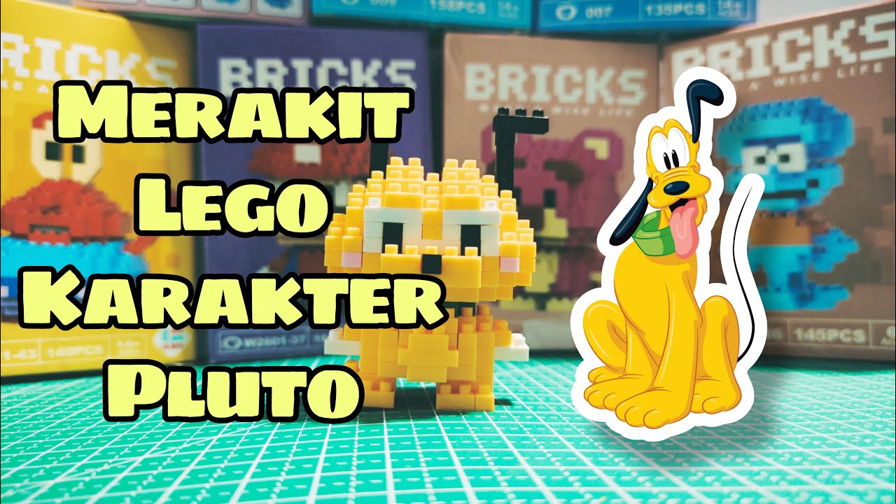MERAKIT LEGO NANO KARAKTER PLUTO DISNEYI l HOW TO BUILD NANO LEGO PLUTO ...