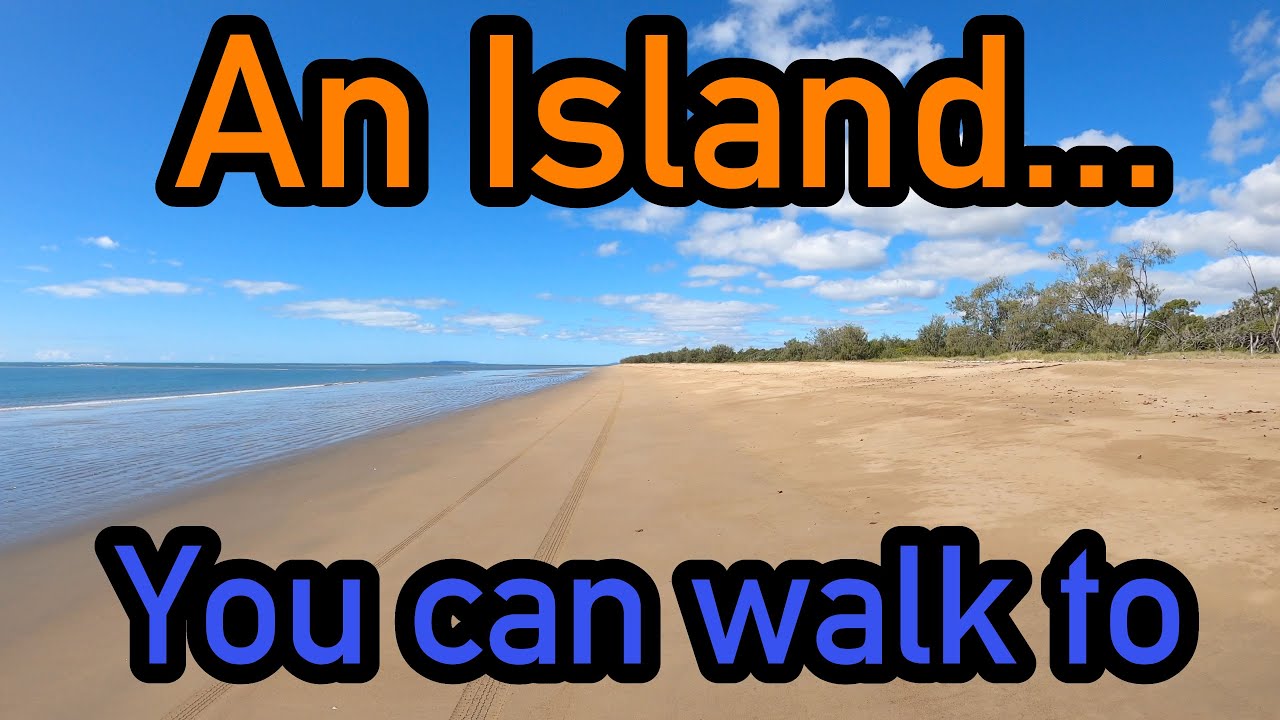 Wild Cattle Island - an island you can walk to... sometimes! - YouTube