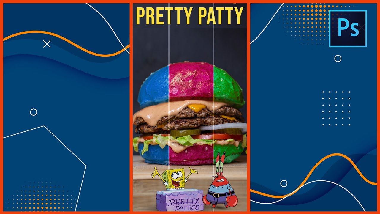 [ PHOTOSHOP ] How to Make PRETTY PATTY in Photoshop #shorts - YouTube