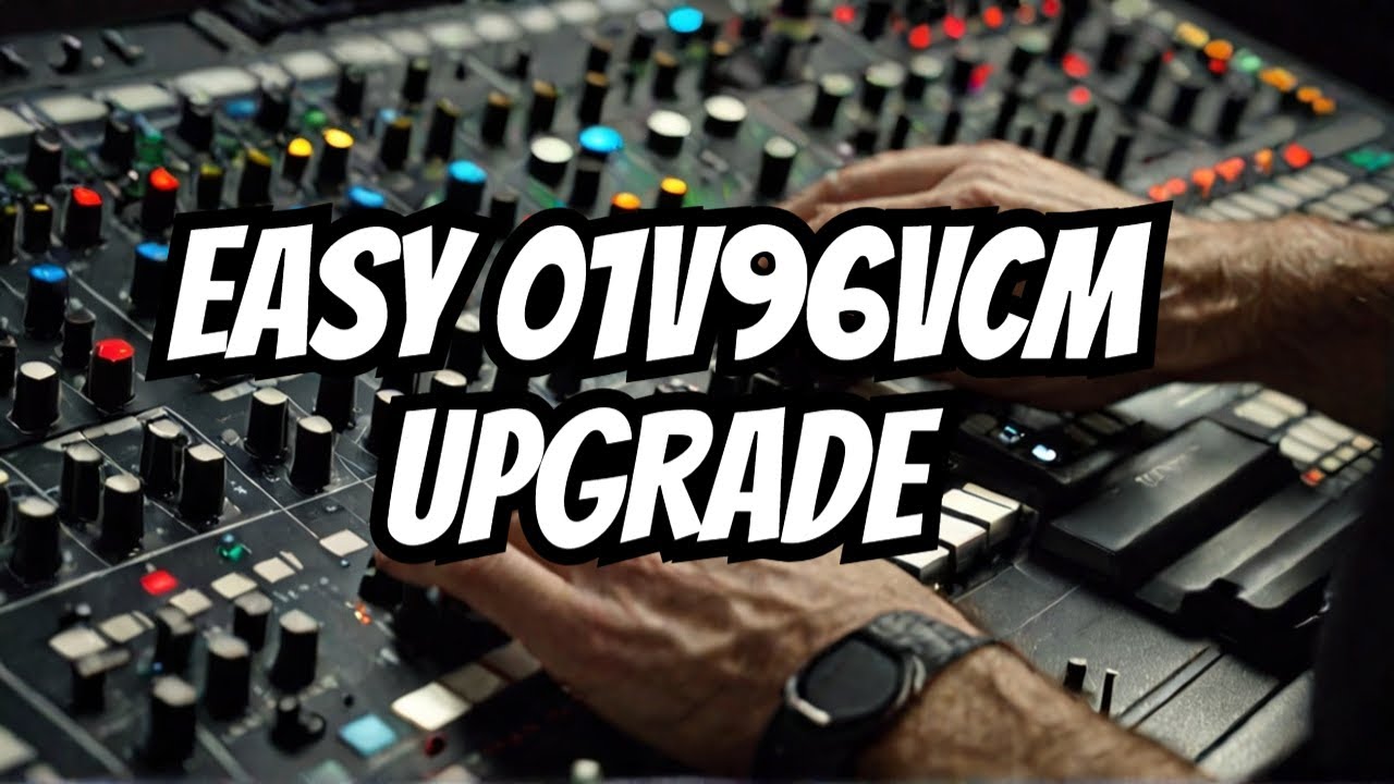 Update Your Yamaha 01v96VCM in 5 Minutes FLAT! - YouTube