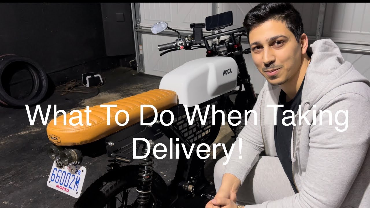 Huck Cycles Stinger (Rebel) | What To Do When Taking Delivery ...