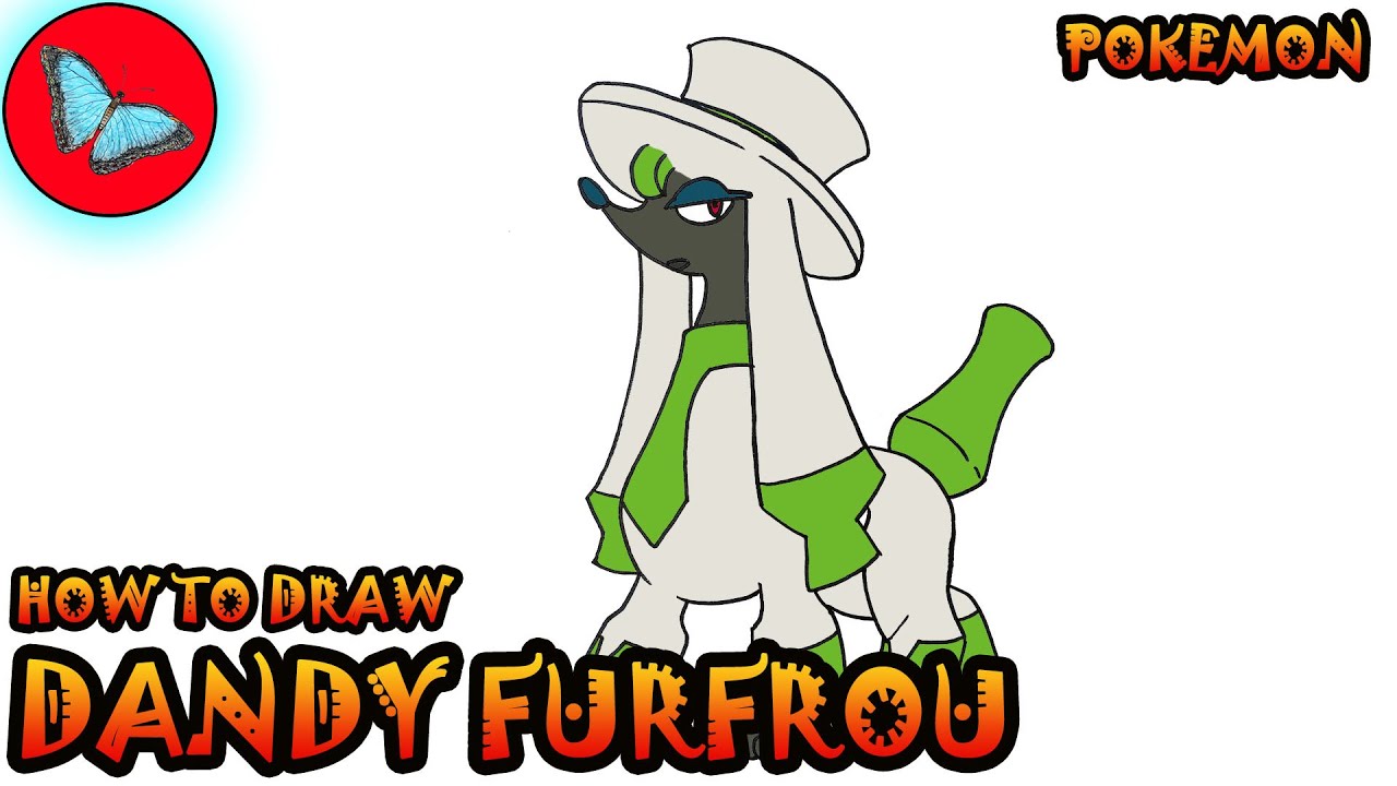 How To Draw Dandy Furfrou From Pokemon | Drawing Animals - YouTube
