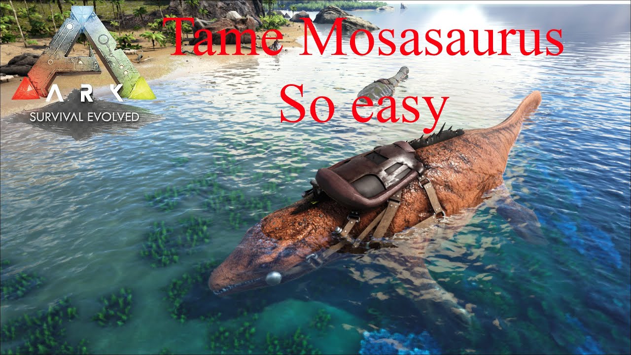 ARK - Survival evolved: Island map (Bắt Mosasaurus rất đơn giản) (Past ...