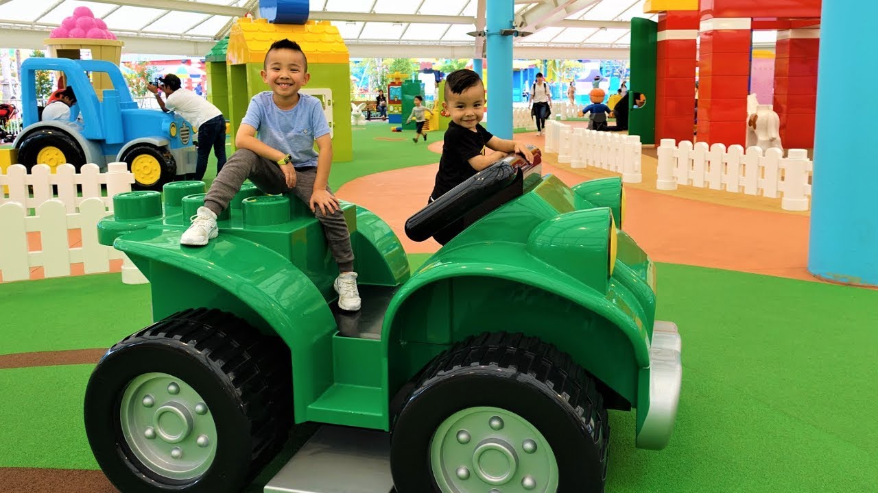 Biggest Lego Kids Fun Playground Ever With CKN - YouTube