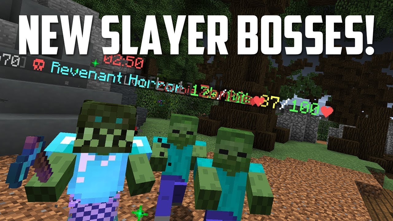 Hypixel Skyblock UPDATE - Find and FIGHT THE NEW SLAYER BOSSES ...