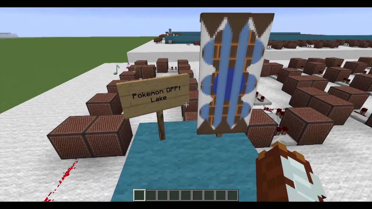 Pokémon DPPt - Lake Theme (Minecraft Noteblocks) - YouTube