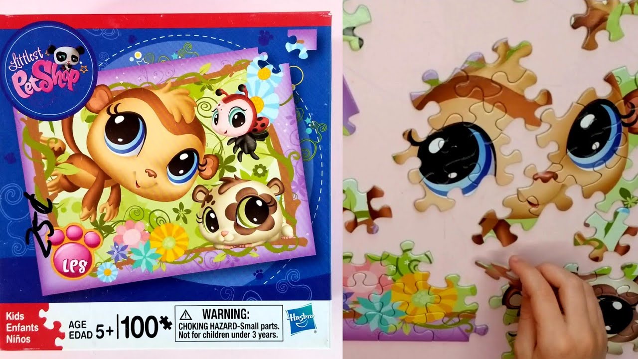 Littlest Pet Shop 100 Piece Puzzle [Hasbro LPS 2011 Puzzle] - YouTube