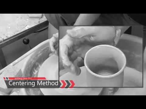 Centering Method【Pottery Class 002】 - YouTube