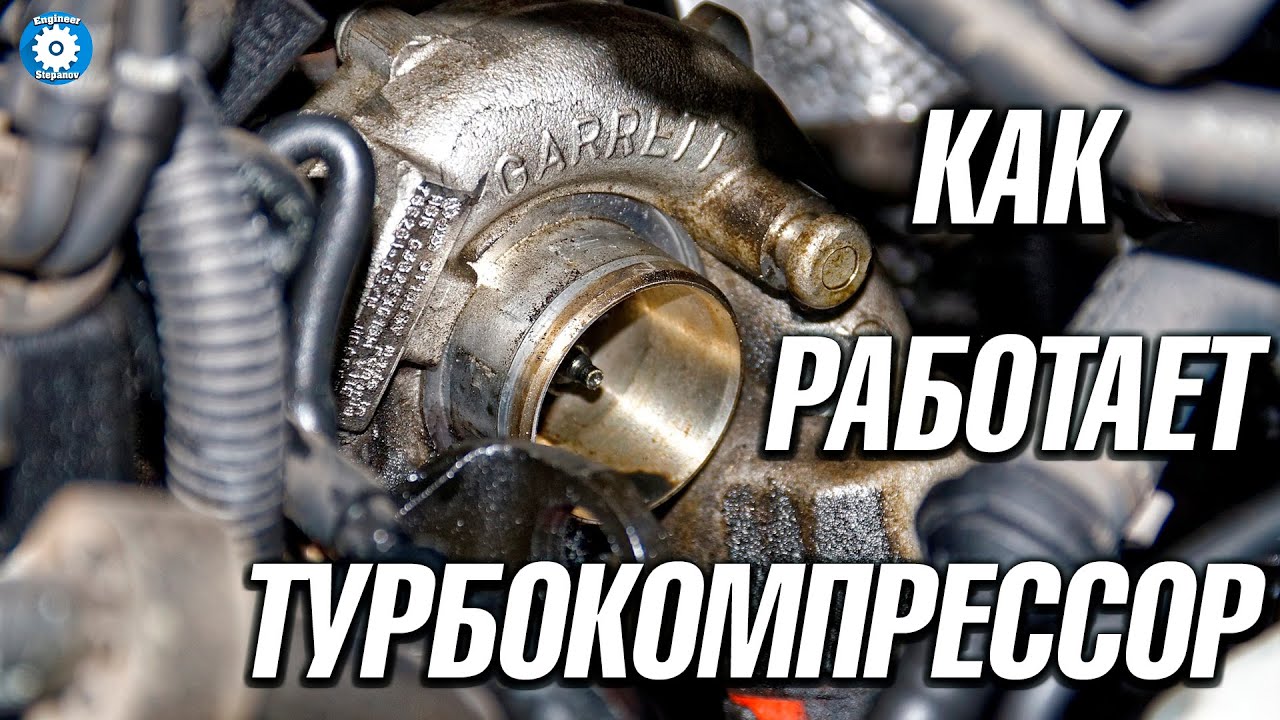 КАК РАБОТАЕТ ТУРБОНАДДУВ? // ТУРБОКОМПРЕССОР// ТУРБИНА // КОМПРЕССОР ...
