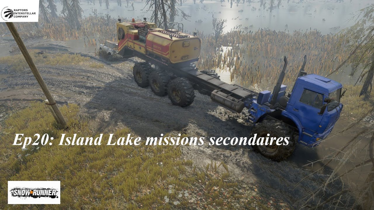 SNOWRUNNER Island Lake ep20: missions secondaires - YouTube