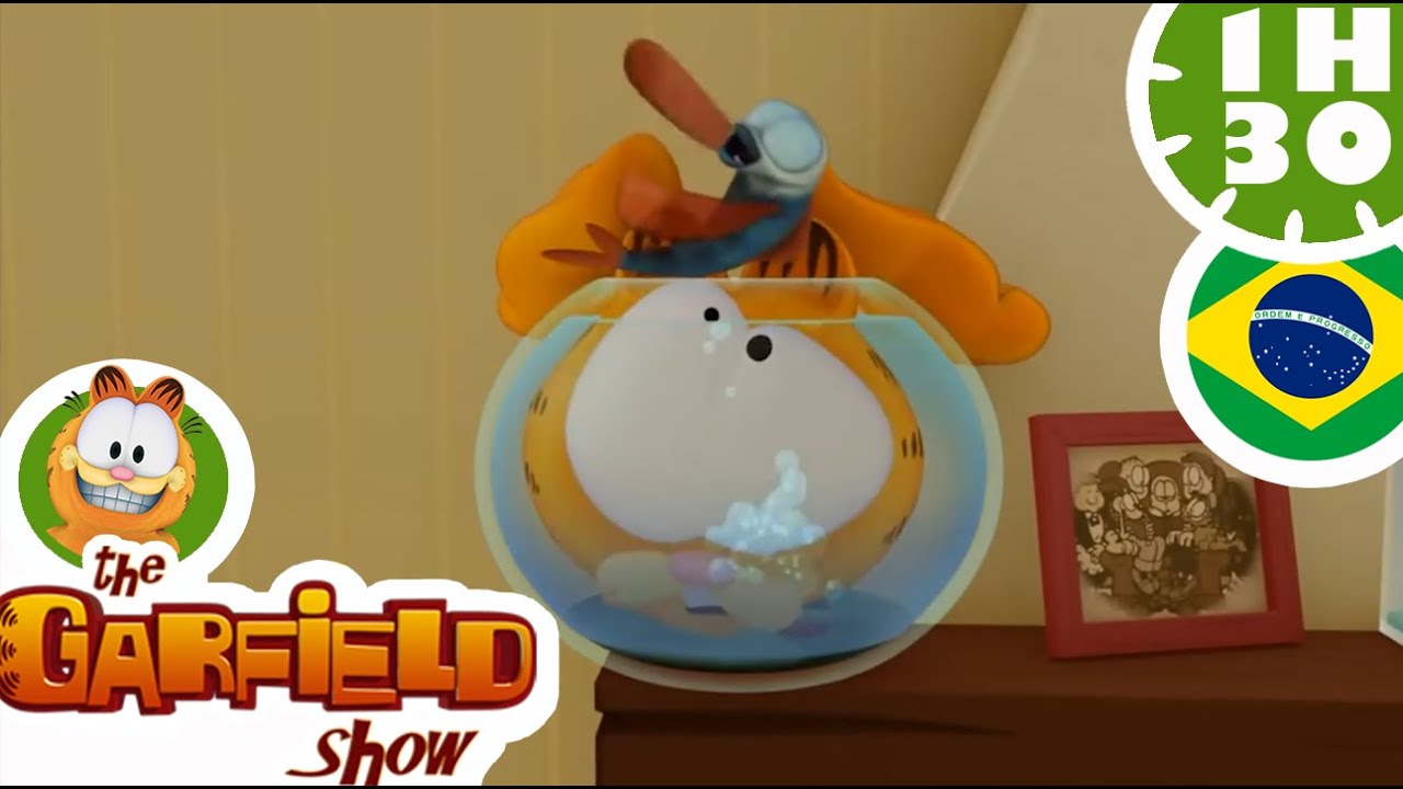 😺 Garfield aprende sobre diferentes peixes ! 🐠 O Show do Garfield - YouTube