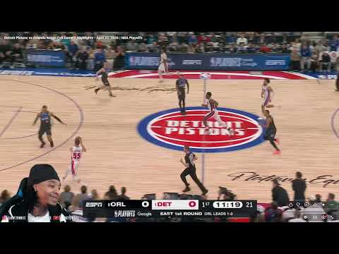 FlightReacts To #8 MAGIC at #1 PISTONS | FULL GAME 2 HIGHLIGHTS | April 22, 2026!