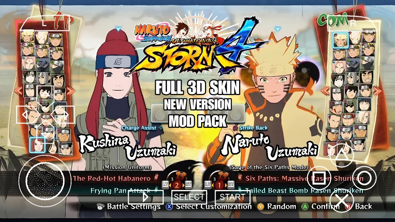 NARUTO Ultimate Ninja STORM 4 PPSSPP Android Offline Mod Naruto Legends ...