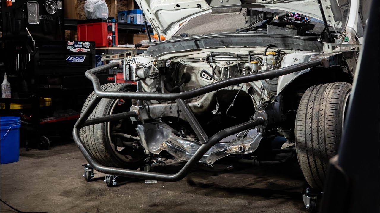 LS SWAP WRX | Tube front end build - YouTube