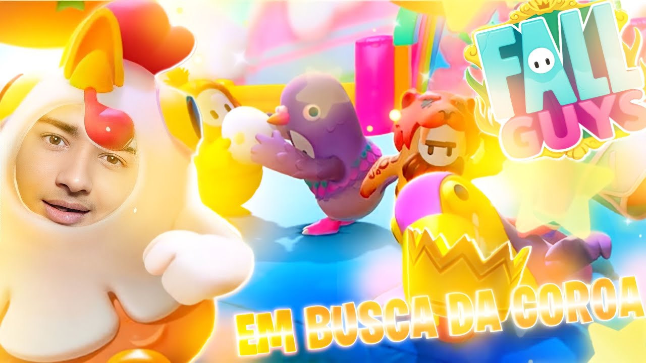 GAMEPLAY do JOGO - (Fall Guys) em BUSCA da COROA 👑👌~ - YouTube
