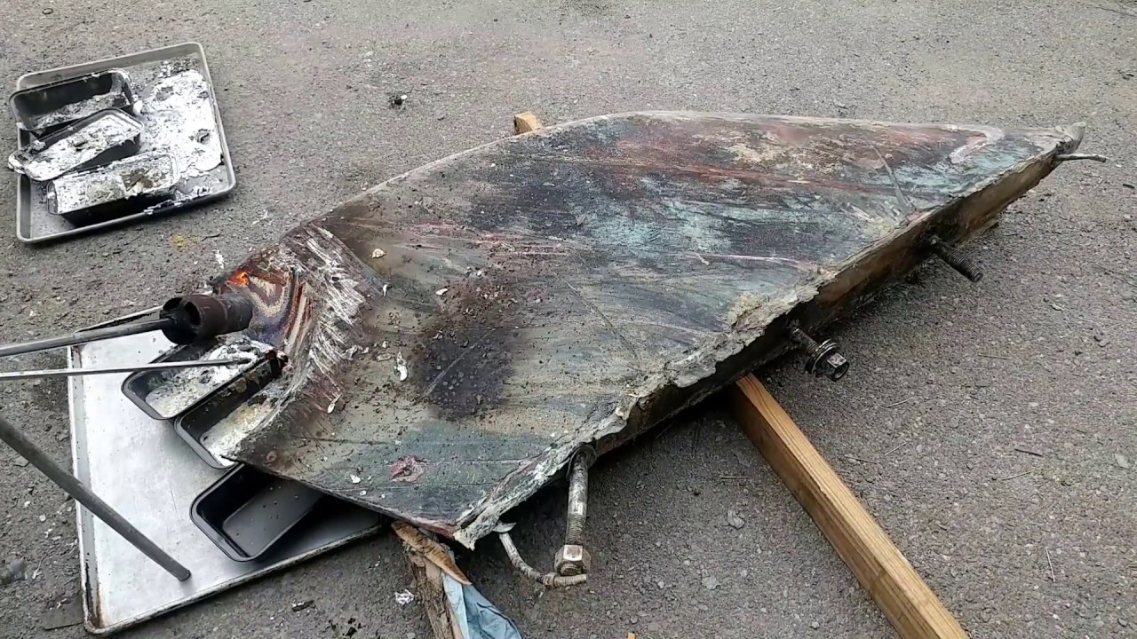 2000 lb block of lead gets melted down and what we find isn't what we ...
