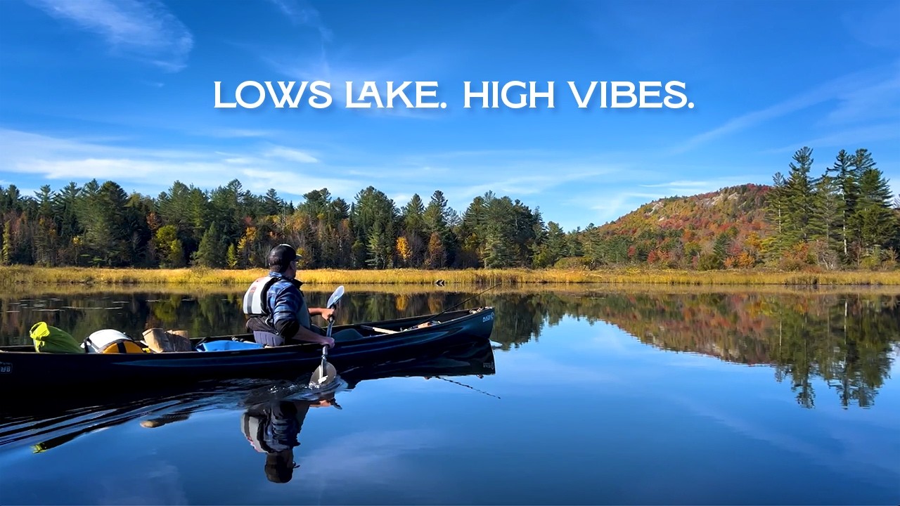 Off-Grid Heaven: Canoe Camping Lows Lake in the Adirondacks - YouTube