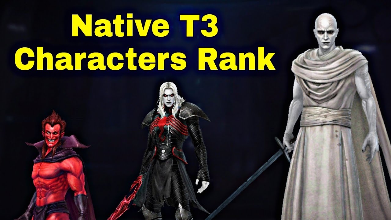 Native Three T3 Characters Rank And Special Guide 2022 - Marvel Future ...