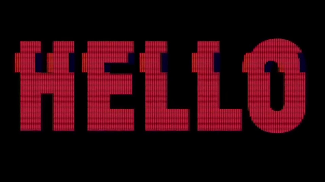 1 second video of saying HELLO - YouTube