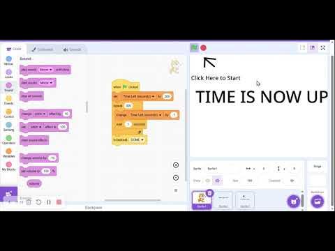 5 minute timer in scratch - YouTube