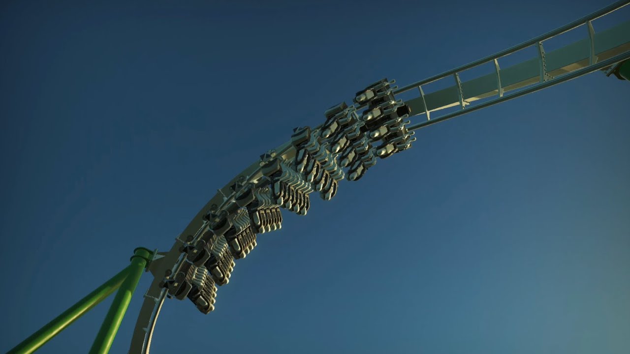 8 Inversion B&M Floorless | Planet Coaster | POV And Offride Footage ...