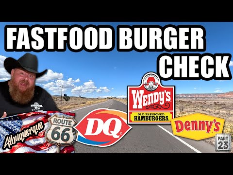 Route 66 | New Mexico: Triple Fastfood Burger-Test!