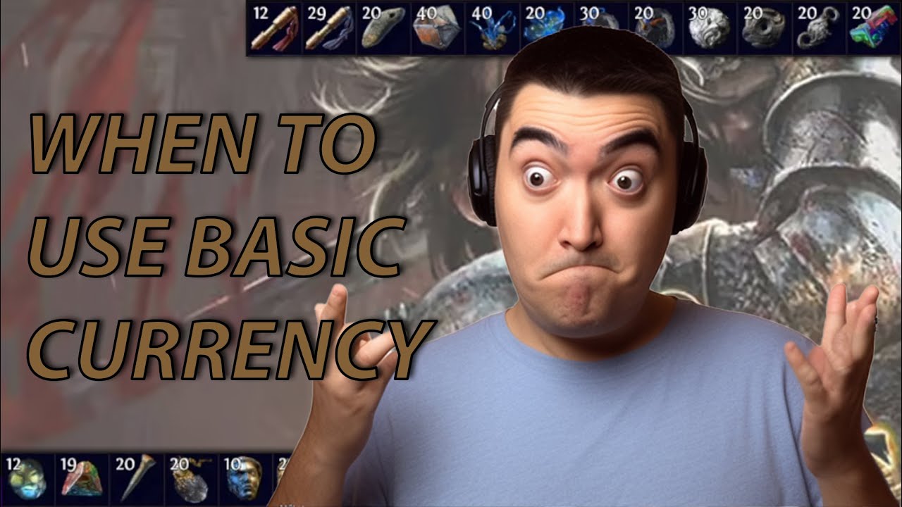 When to Use Basic Currency For Beginners | Path of Exile - YouTube