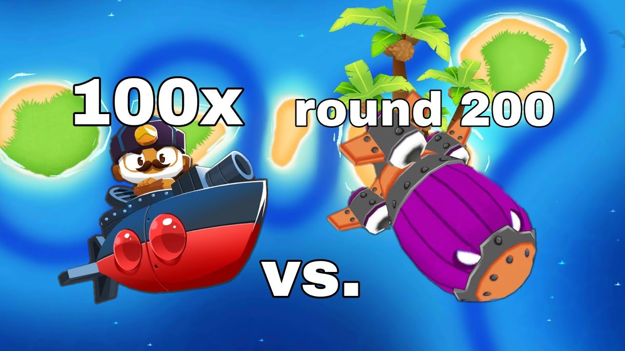 Btd6 100 first strikes vs. round 200 - YouTube