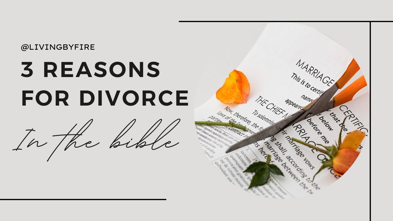 Biblical Principles of Divorce: What the Bible Says - YouTube