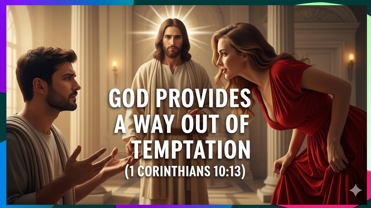 🔴Bible Verse of the day: God Provides a Way Out of Temptation | 1 ...