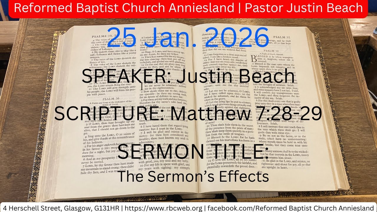 The Sermon's Effects - YouTube