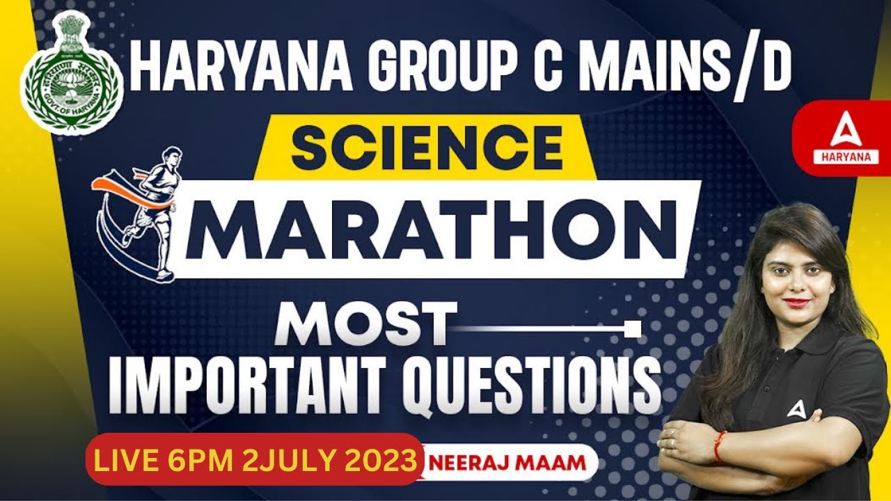 HSSC CET Group C Mains | SCIENCE MARATHON CLASS | Science Marathon for ...