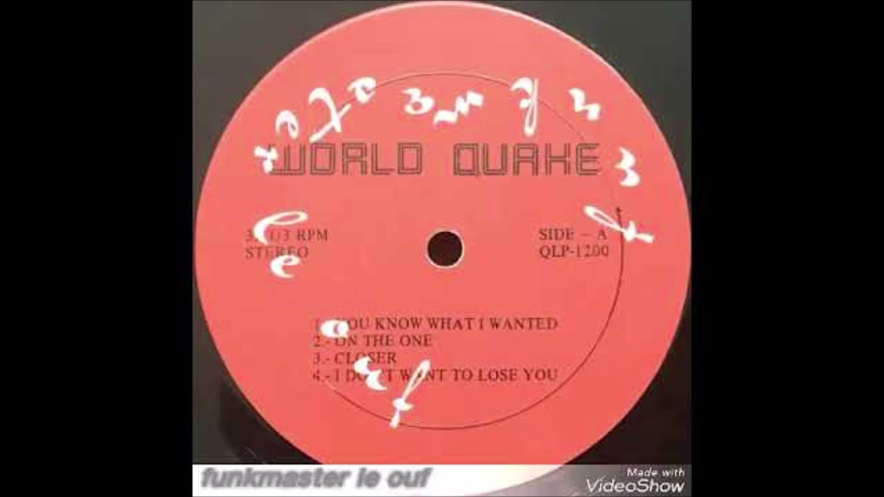 World Quake Band - You Know What I Wanted - YouTube