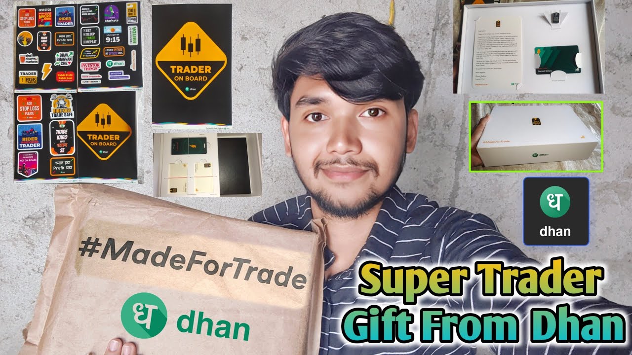 Super Trader 🎁Gift From Dhan | Dhan Super Trader Kit Unboxing # ...