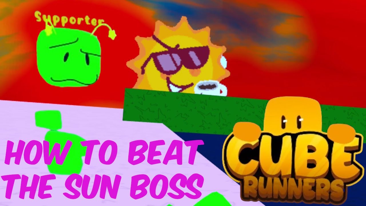 How to Beat the Sun Boss in Cube Runners V4 - YouTube
