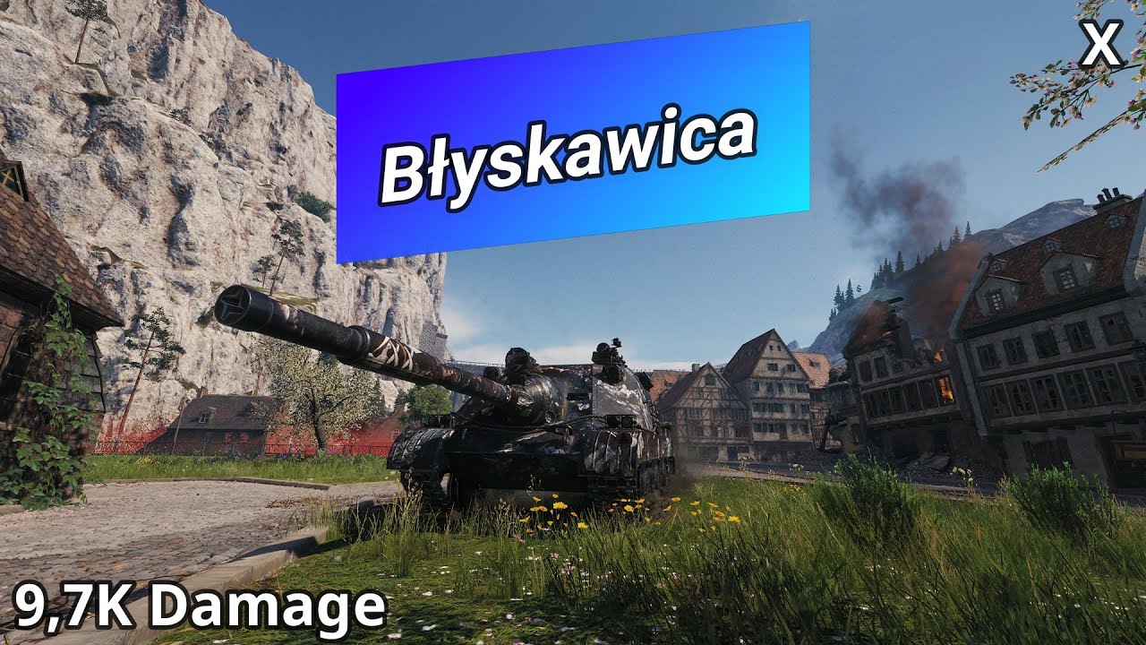 NC 70 Błyskawica (9,7K Damage) | World of Tanks - YouTube