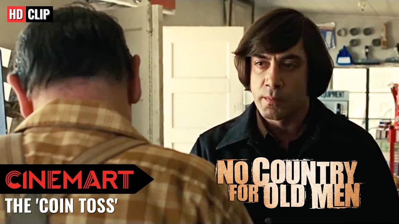NO COUNTRY FOR OLD MEN (2007) | The Coin Toss scene HD - YouTube