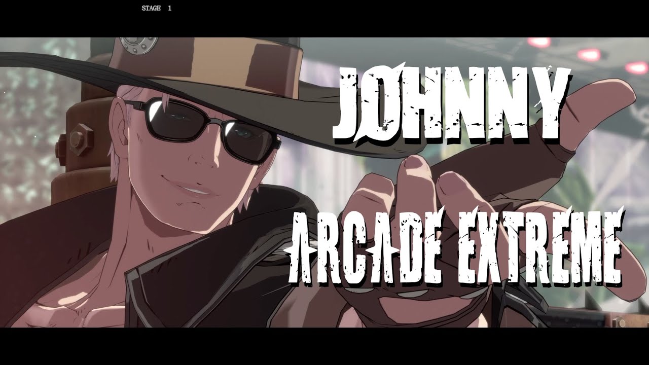 GGST JOHNNY 街機模式劇情 EXTREME難度 - YouTube