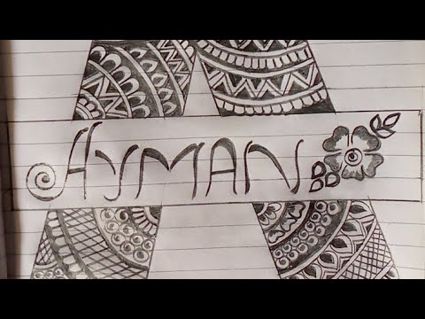 •AAG | Mandala Art name Calligraphy | mandala art calligraphy # ...