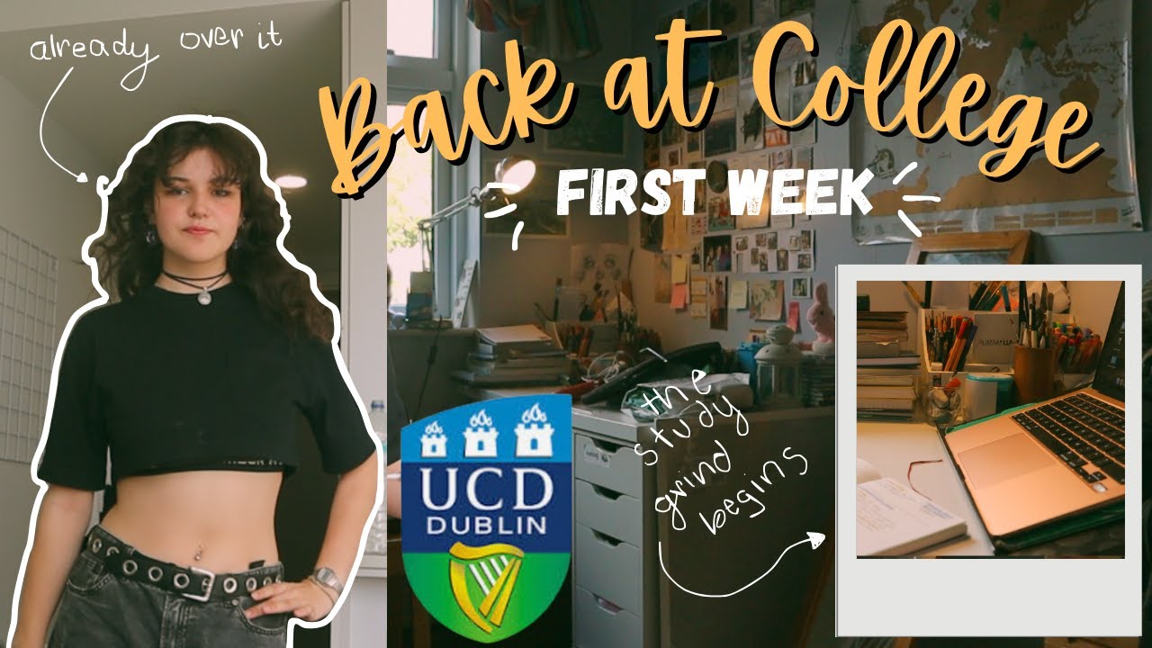 FIRST WEEK BACK IN COLLEGE 📚 (new classes, final year, english student ...