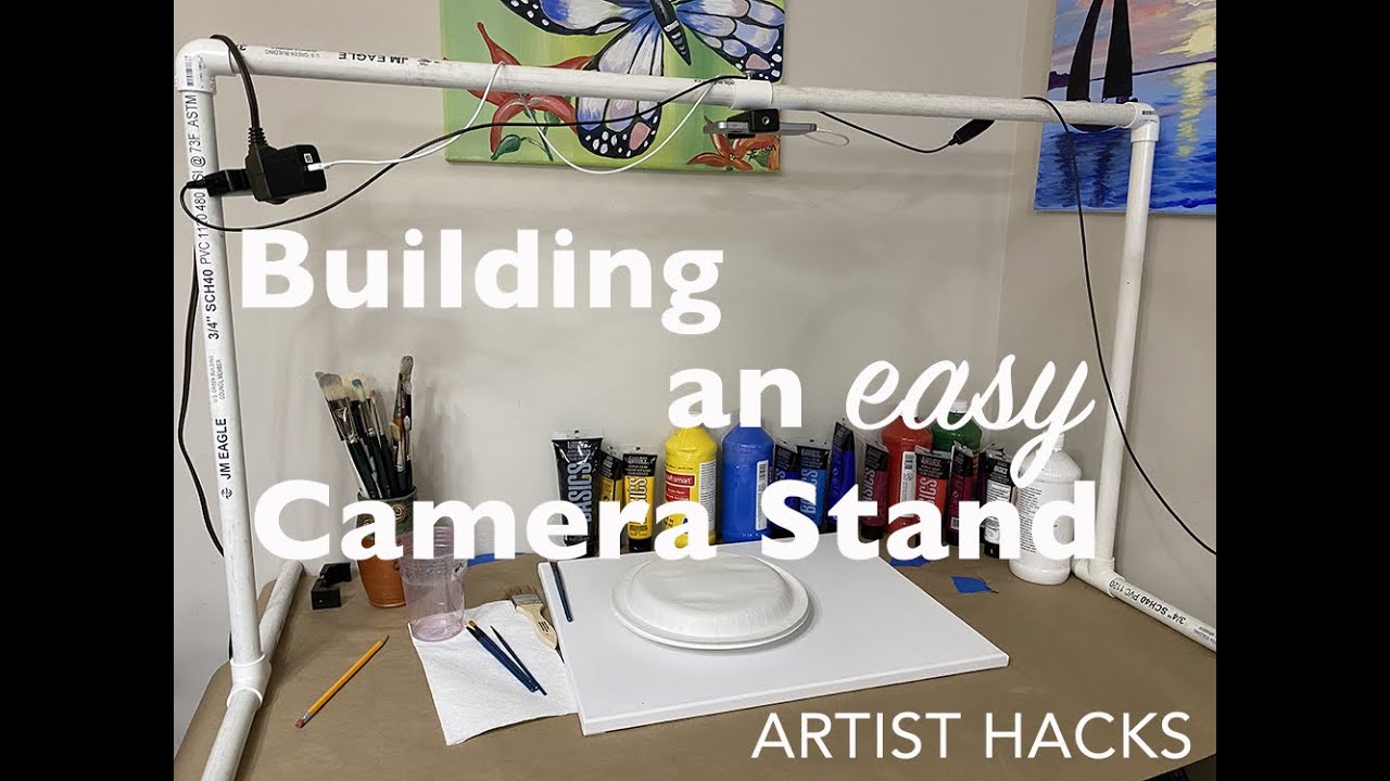 Artist Hack | How to Make an Easy Camera Stand - YouTube