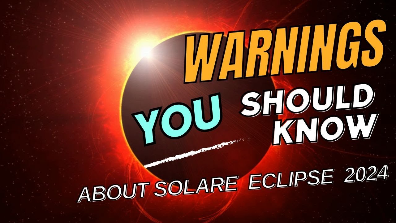 The Mysteries of Total Solar Eclipse 2024: Science, Warnings & Cultural Insights!" - YouTube