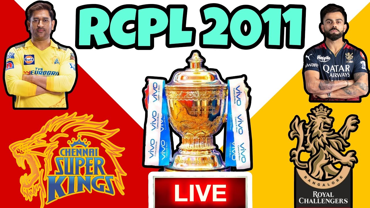 RCB vs CSK ipl 2011 rc24 gameplay live || ipl 2011 match 03 live ...