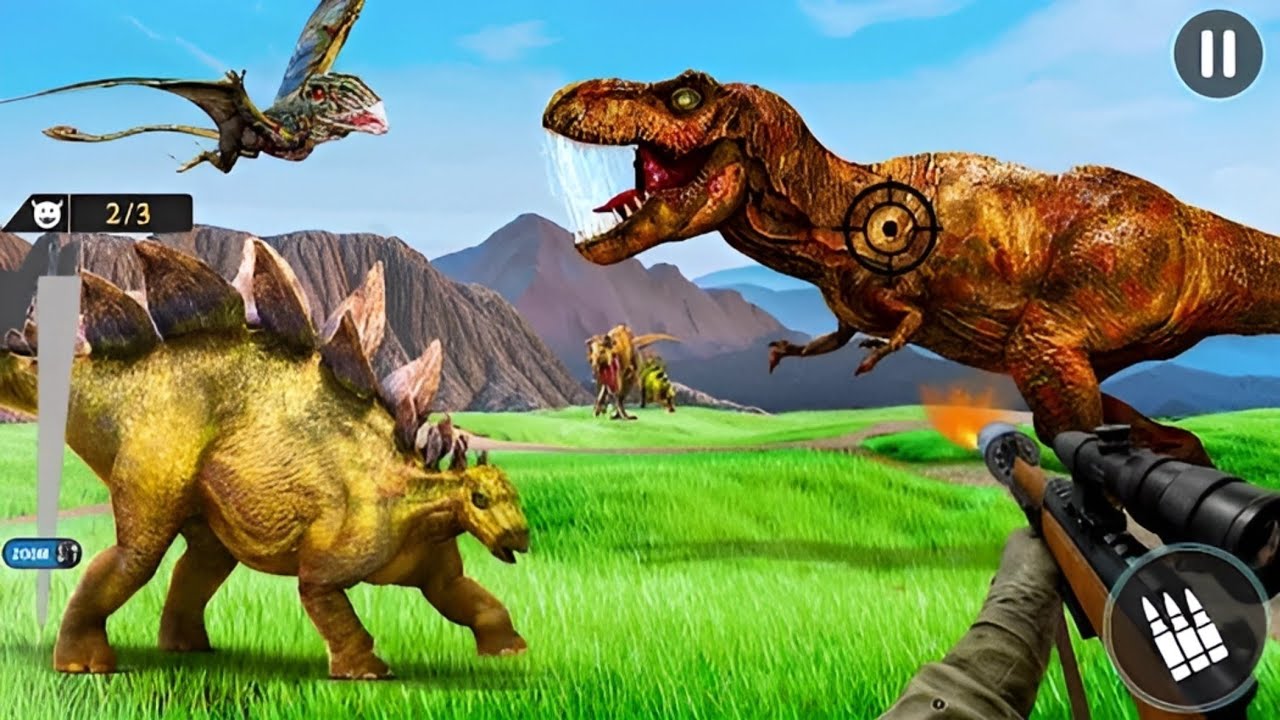 Real Dinosaur Hunting – Attack Game – New Dino Hunter –#Gameplay - YouTube