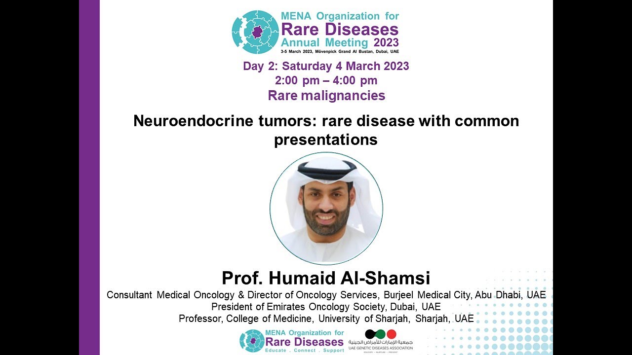Rare malignancies: Prof. Humaid Al-Shamsi - YouTube
